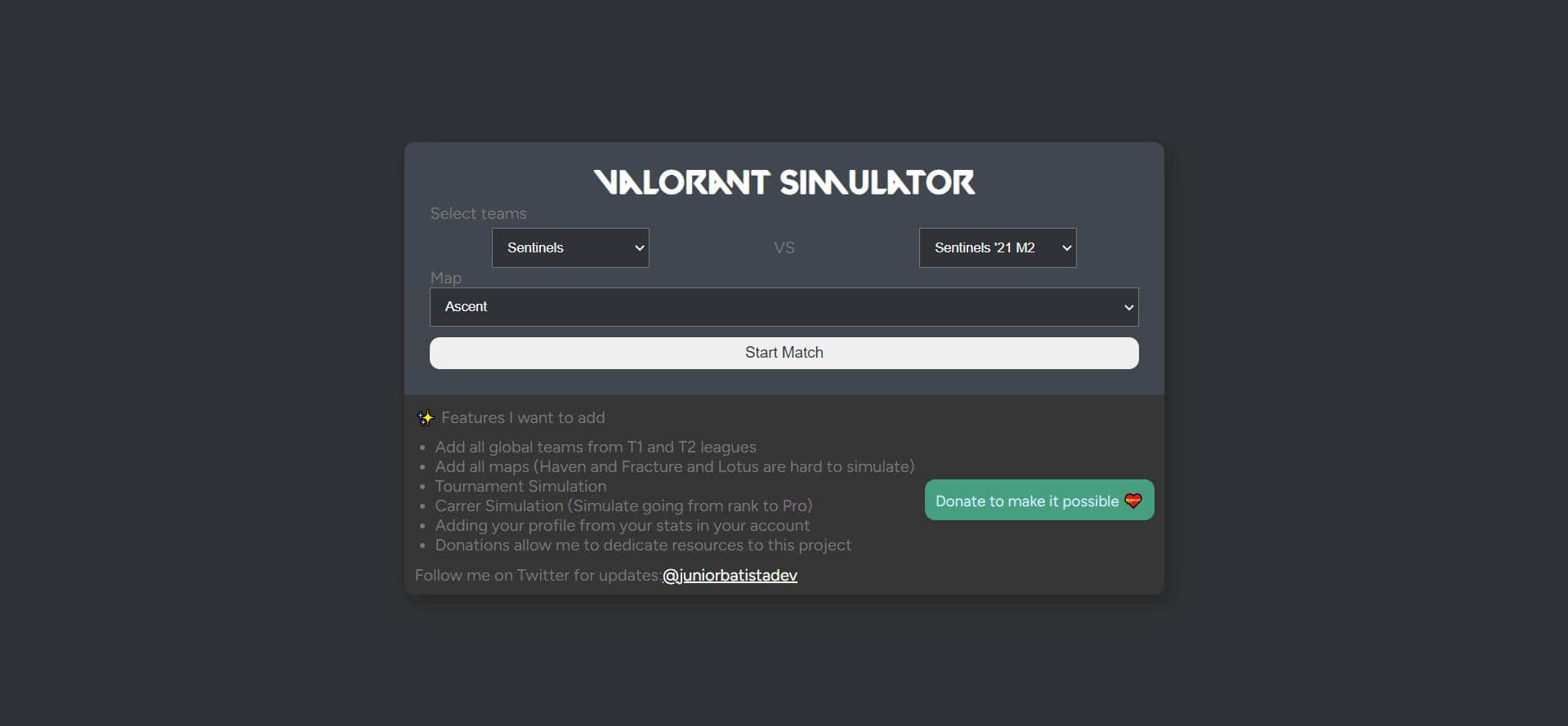 VALORANTの有名プロチームの試合をシミュレートできるサービス「Valorant Simulator」が公開 | Valorant ...