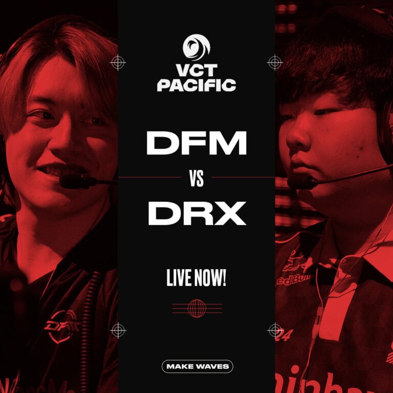 「VCT PACIFIC – Week7」DetonatioN FocusMeがDRXに0-2で敗北、一時リード奪うも初勝利はならず。ZETA DIVISIONは暫定5位で次週T1、Gen.G ...
