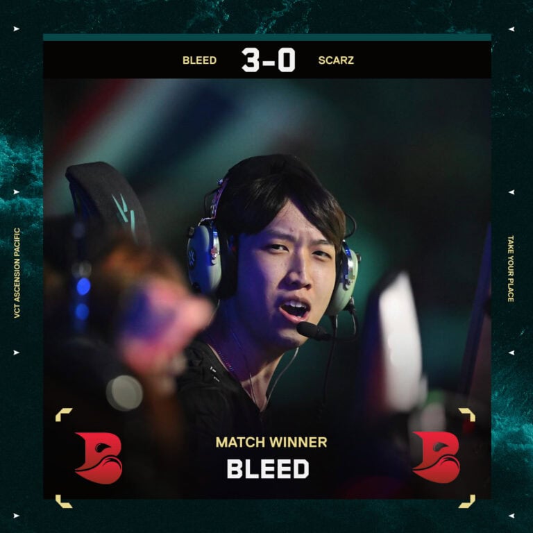 「VCT Ascension Pacific 2023」Bleed eSportsがSCARZを3-0で下し優勝、2024-25シーズンの ...