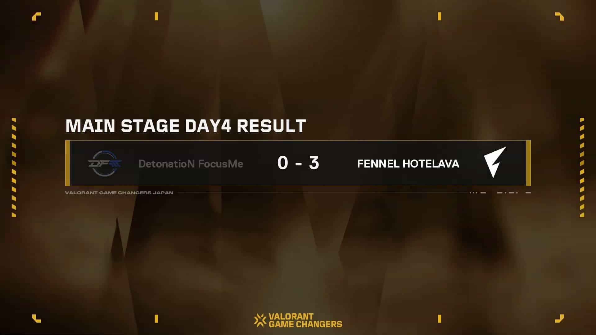 「VCT Game Changers Japan 2023 Split 2」Main Stage Day4が終了。FENNEL HOTELAVAが決勝進出、ZETA DIVISION GCと ...