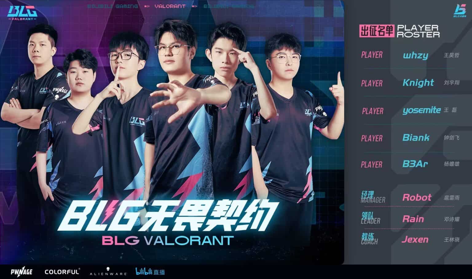 Bilibili Gaming / TYLOO / Dragon Ranger Gamingが2024シーズンに向けたロスターを発表 ...