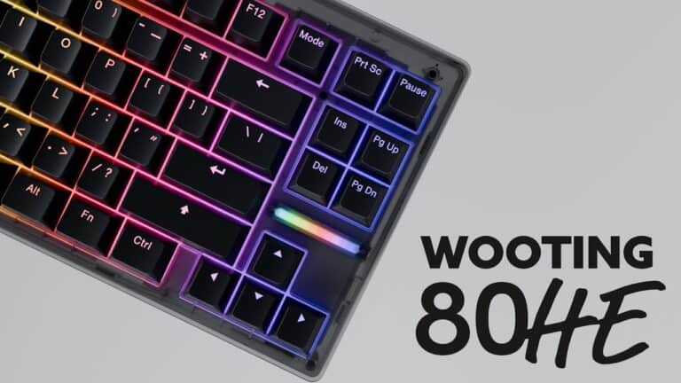 「Wooting 80HE」の予約販売が開始、80％レイアウトで日本語配列にも対応、ガスケットマウントや新スイッチ採用のRapid ...