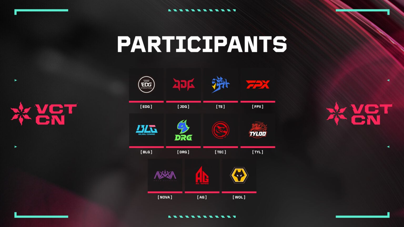 「VCT 2024 CHINA Stage1」が今夜から開幕、FPX / TYL / TE / TEC / JDG / NOVA / WOLがロスターを変更 | Valorant News Japan