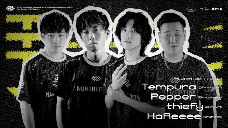 「NORTHEPTION」がTempura / thiefy / Pepper / HaReeeeの契約終了を発表 | Valorant ...