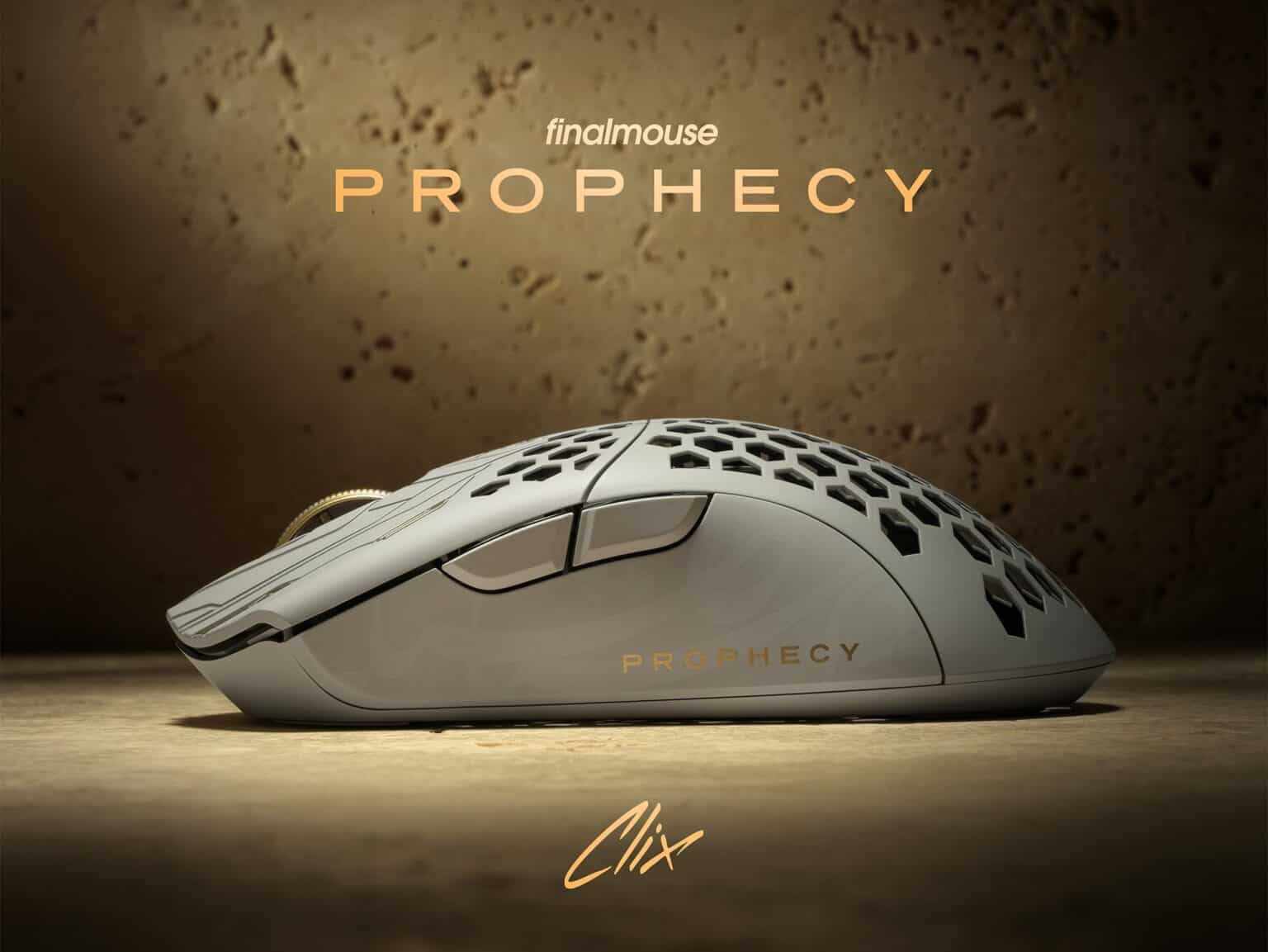 Finalmouse、10周年を記念した33gの超軽量限定コラボマウス「UltralightX Prophecy」を発表―ScreaM / Tarik / Clix / Tfueの4モデルを ...
