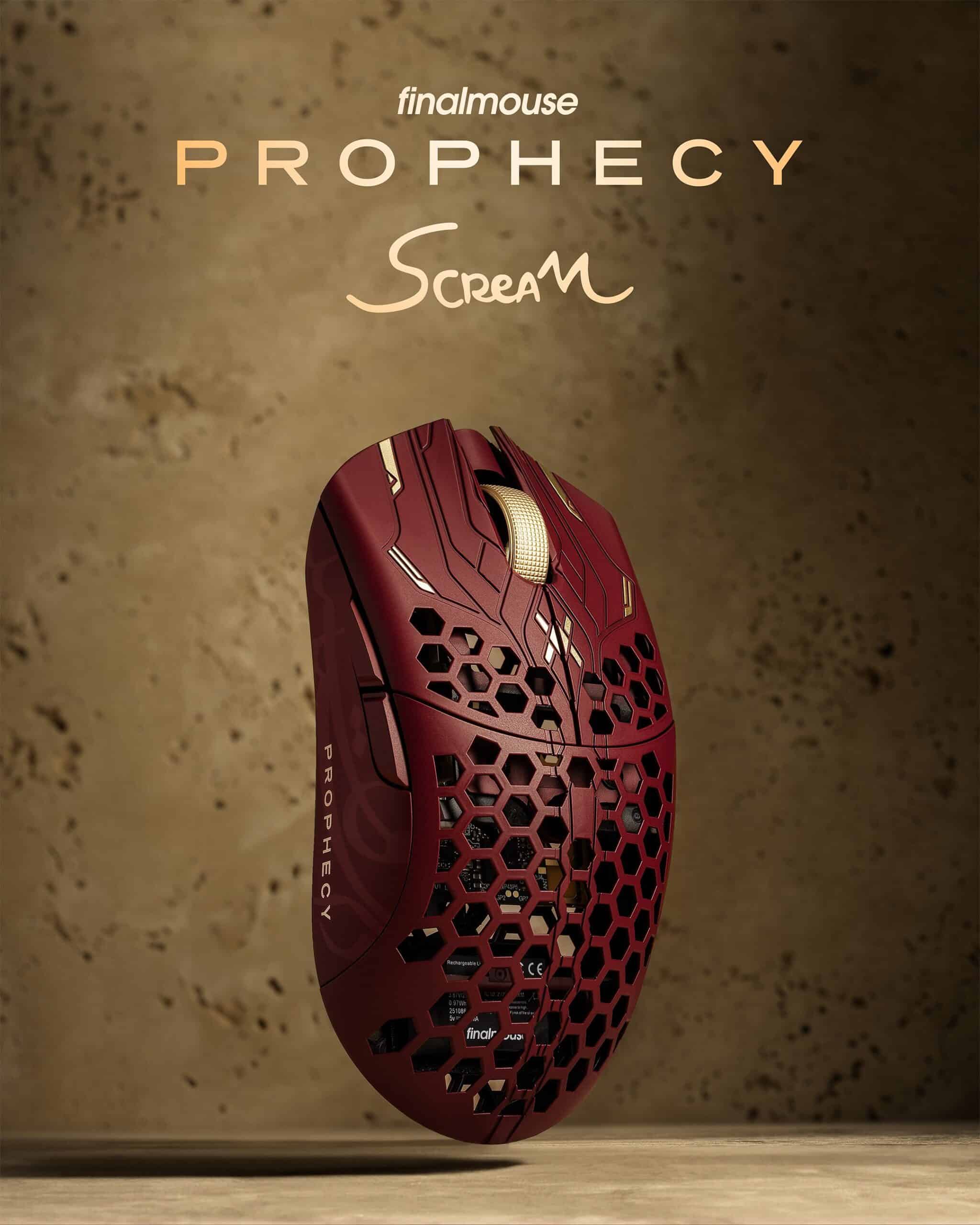 Finalmouse、10周年を記念した33gの超軽量限定コラボマウス「UltralightX Prophecy」を発表―ScreaM / Tarik / Clix / Tfueの4モデルを ...