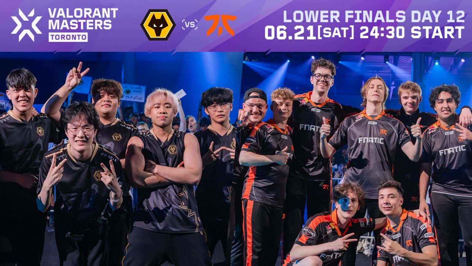 「VCT 2025 Masters Toronto」Playoffs – FNATICがWolves Esportsに3-1で勝利、グランド ...