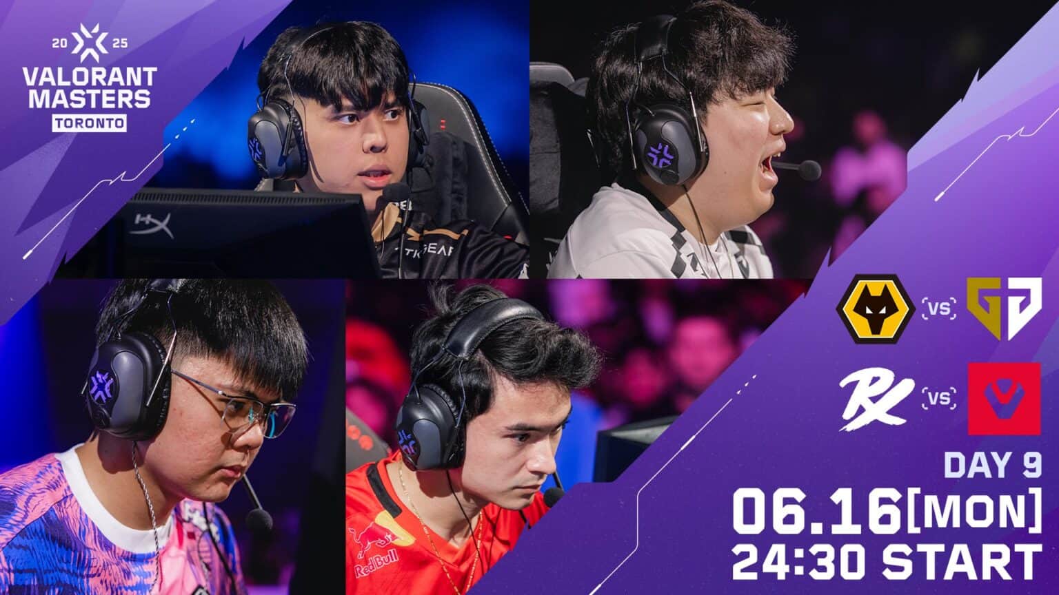 「VCT 2025 Masters Toronto」Playoffs – Wolves EsportsがGen.Gに2-0で勝利、Paper ...