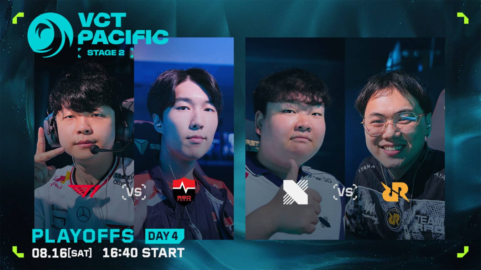 「VCT 2025 Pacific Stage 2」Playoffs – T1がNS RedForceに2-0で勝利、Rex Regum QeonがDRXを2-0で下す ─ T1 / RRQが ...