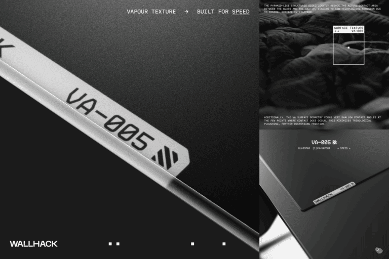 WALLHACK、新型ガラスマウスパッド「VA-005」「CR-005」を発表 ─ 新たな摩擦評価フレームワークを導入した第5世代モデル | Valorant News Japan