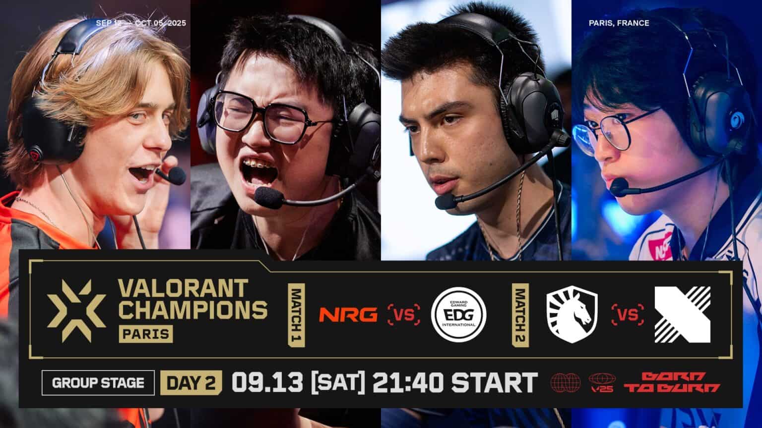 「VALORANT Champions Paris」Group Day2 – NRGがEDward Gamingに2-0で勝利、DRXが ...
