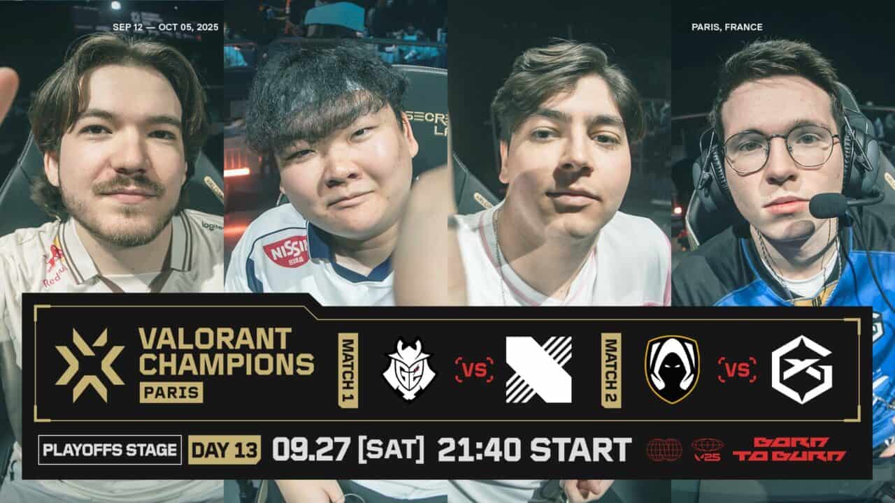 「VALORANT Champions Paris」プレイオフ – DRXがG2 Esportsに2-1で勝利、Team HereticsがGIANTXを2-1で下す ─ G2 / GXが敗退 ...