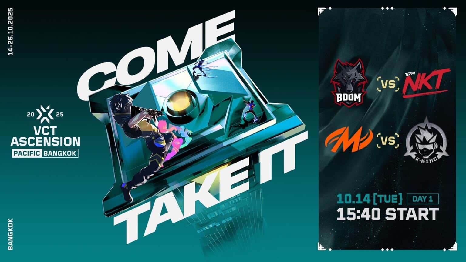 「VCT 2025 Ascension Pacific」Group Stage Day1 – BOOM EsportsがTeam NKTに2-0で勝利、Motiv EsportsがE-KING ...