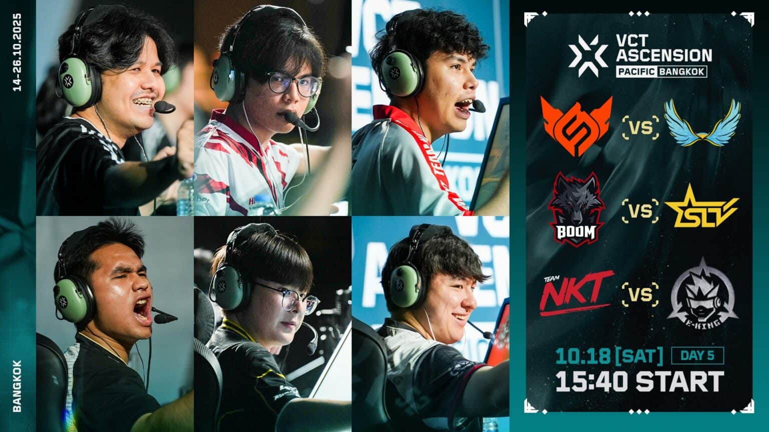 「VCT 2025 Ascension Pacific」Group Stage Day5 – SLT Seongnam / BOOM ...