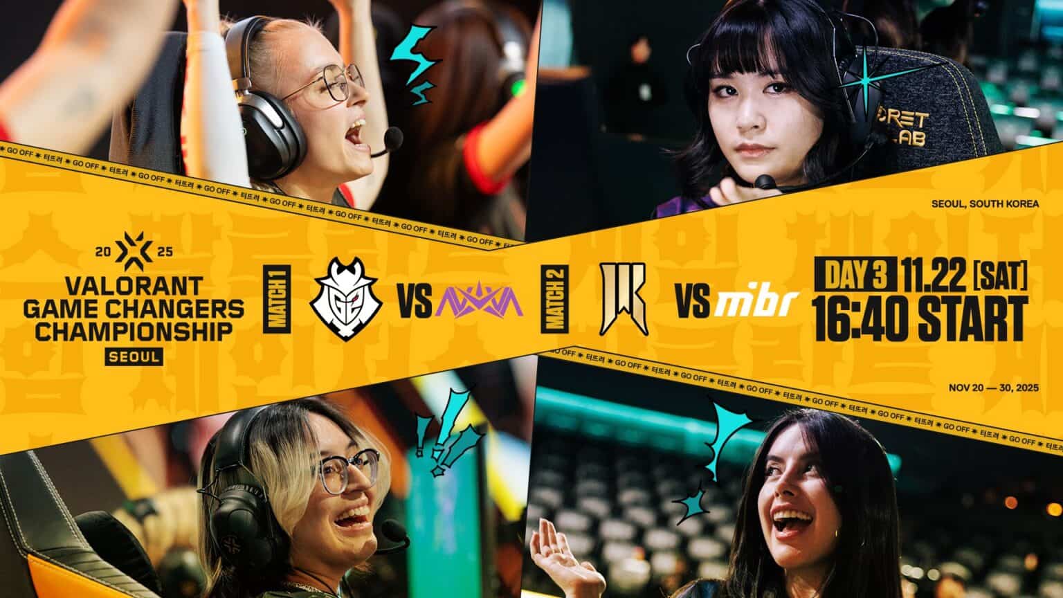 「VCT Game Changers Championship 2025」Day3 – G2 GozenがNova Esportsに2-0で勝利、SR GoldがMIBRを2-0で下す ...